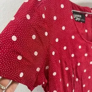 dawn joy fashions | Dresses | Vintage Polka Dot Midi Spring Wedding ...